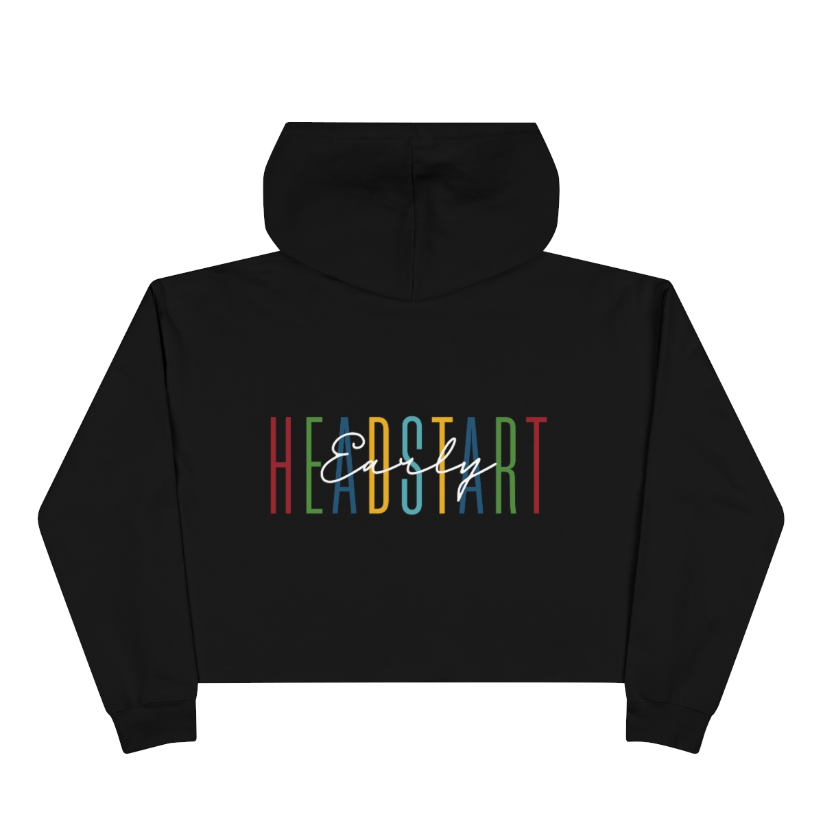 Crop Hoodie With Head Start Strong - Virginia Head Start Association