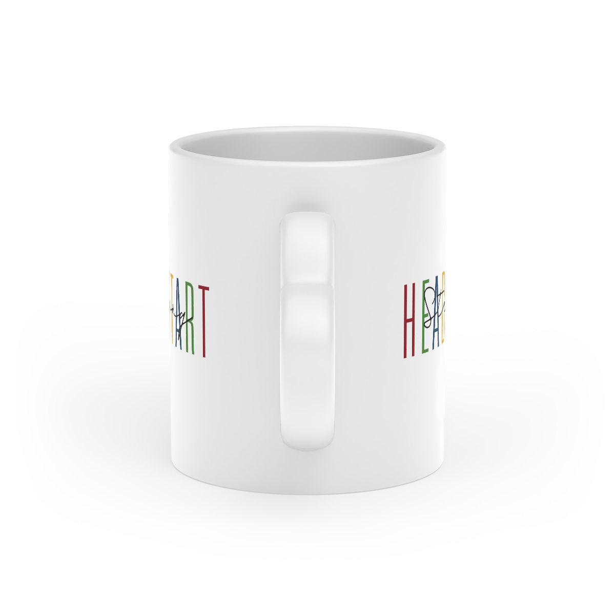 Heart-Shaped Mug With Head Start Strong - Virginia Head Start Association